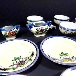 Unbranded | Toys | Vintage 95s Japanese Lusterware 14 Piece Tea Set ...